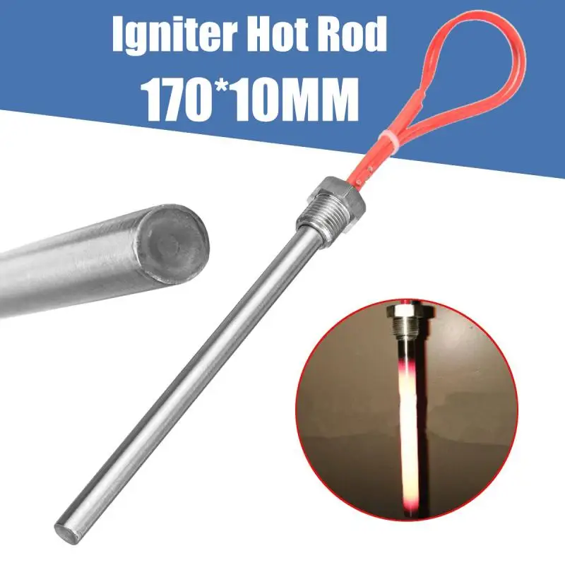 10*170mm 350W 220V Igniter Hot Rod Fireplace Pellet Stove Part Wood ...
