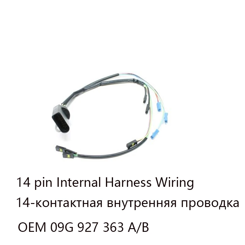 HXQQT 09G 6 Speed Auto Transmission Gearbox 14 pin Internal Harness ...