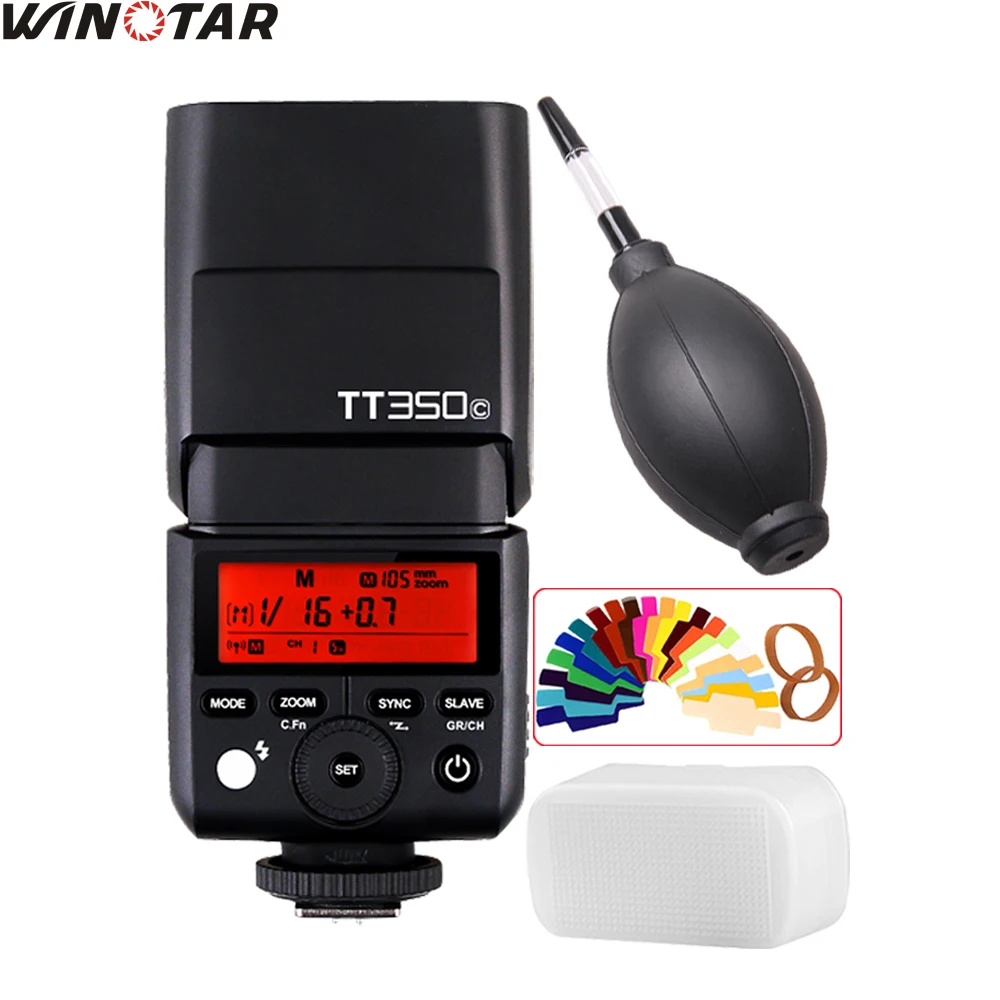 GODOX TT350 TT350C 2.4G TTL Camera Flash Speedlite for Canon 5D Mark ...