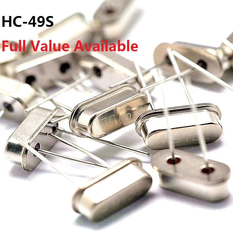 10pcs Passive Crystal Oscillator 4/4.096/4.433/4.9152/5/6/7.2/7.3728/8/8.192/10/10.245/11.0592 ...