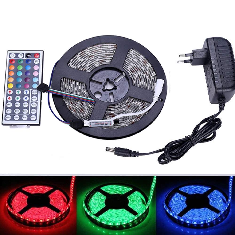 30led/m,5m 150leds 5050rgb Flexible Led Strip Kit,waterproof Dc 12v Rgb ...