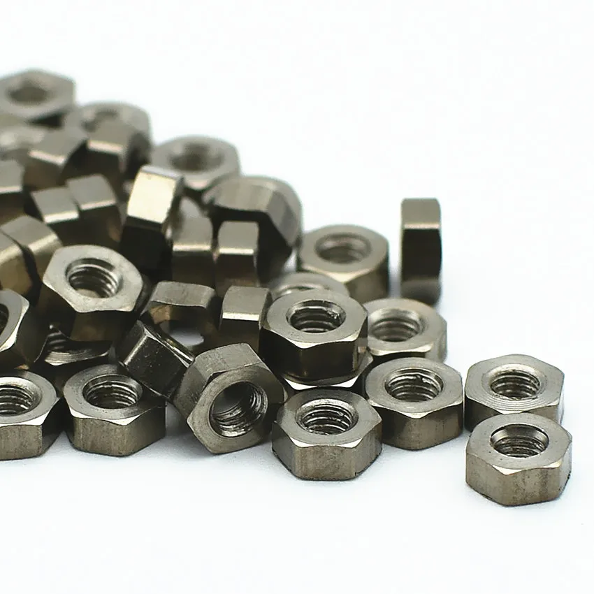 Titanium Nut M3 M4 M5 M6 M8 M10 M20 M22 M24 Grade 2 Hexagon - AliExpress