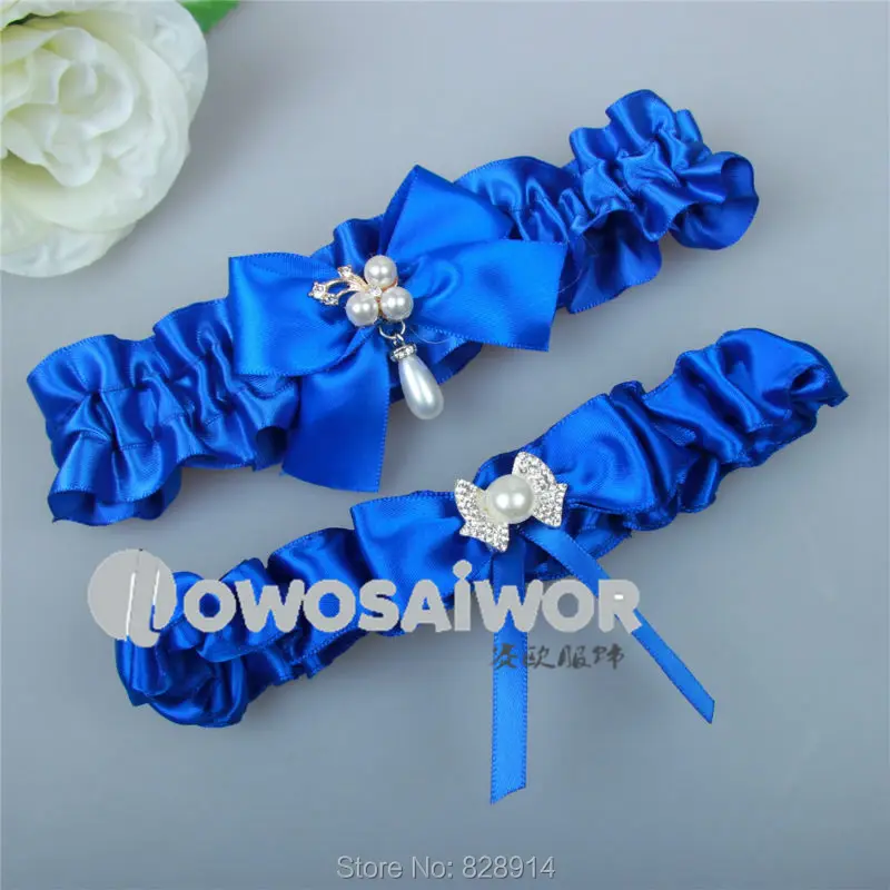 Sexy Fashion Original Design Design Wedding Garter Belt Navy Blue ...
