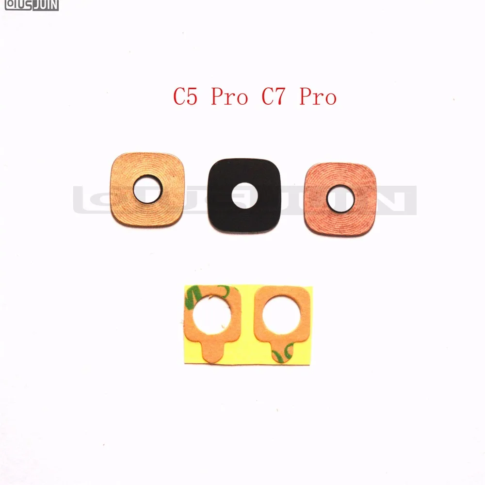 10 piezas de cubierta de lente de cámara trasera para Samsung Galaxy C5 Pro C7 Pro, piezas de ...