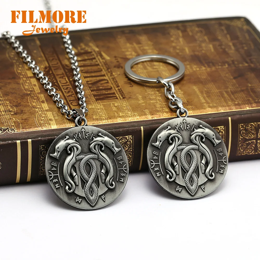 Filmore collar con logo de God of War 4 Kratos, collar con estilo de ...