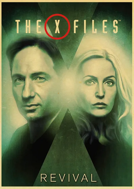 Movie Poster The X Files Posters Wall Stickers Vintage Poster Prints ...