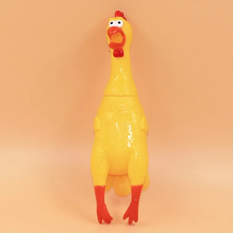 1pcs Funny Vent Long Neck Chicken Shrilling Chicken Sound Squeeze ...