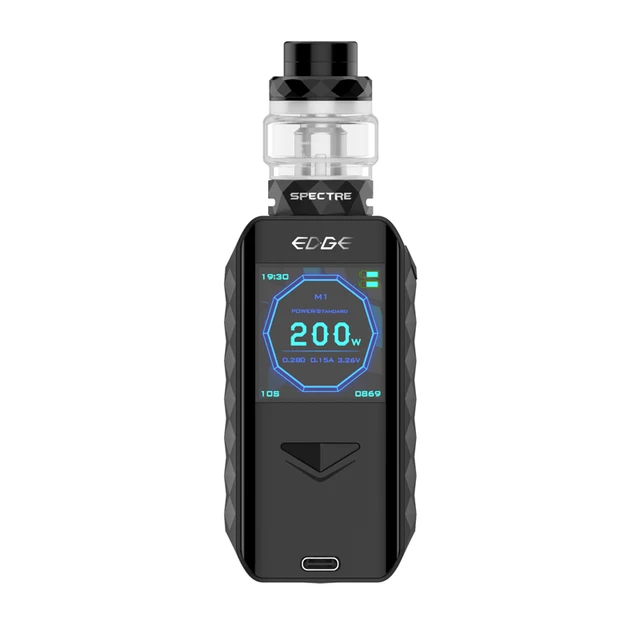 Original Digiflavor Edge Kit Vape 200W Edge TC Box Mod 5.5ml Spectre ...