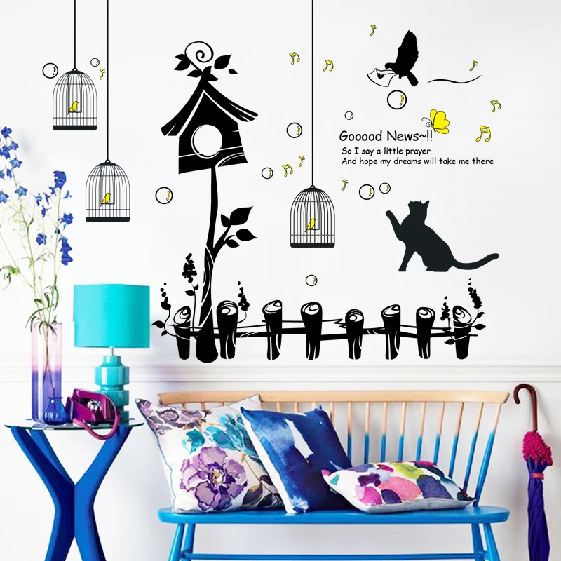 Modern Home Decoration Stickers on the Wall Sticker Decor Living Room ...
