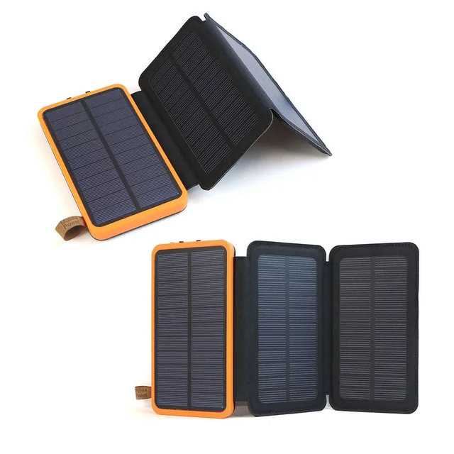 Bateria recargable con energia Solar plegable 12 W 10 W. 30000 mah ...