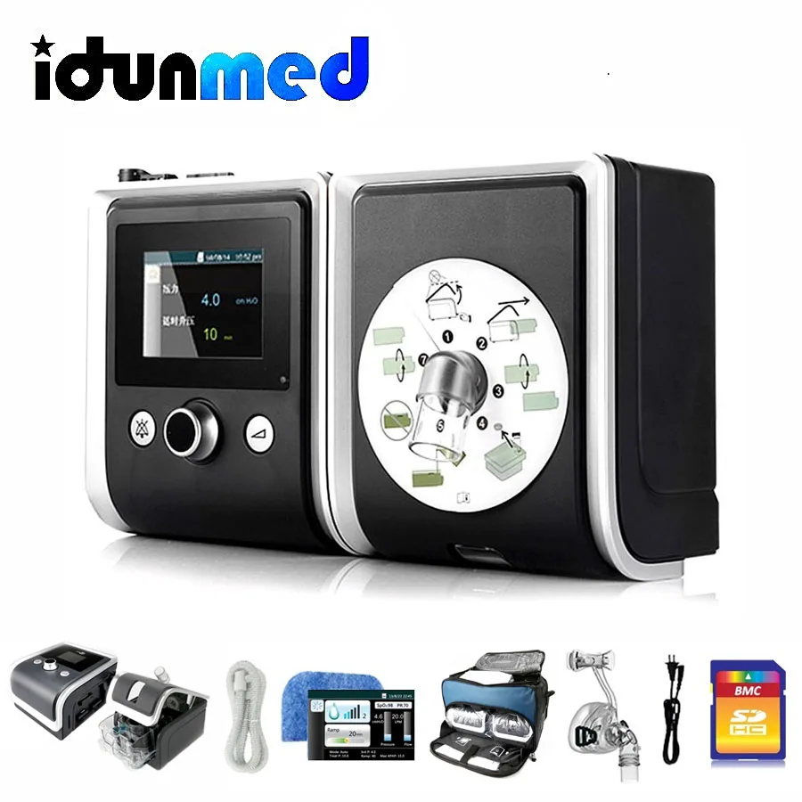 BMC CPAP Snoring Machine Portable Breathing Device With CPAP Nasal Mask ...