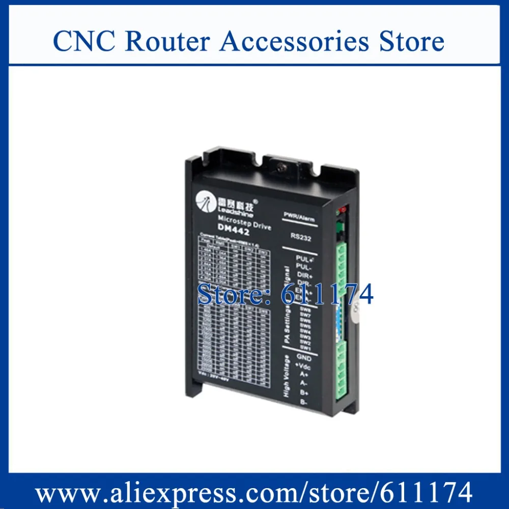 NOVA Leadshine 2 phase híbrido motorista stepper DM442 Mcrostep Digital ...