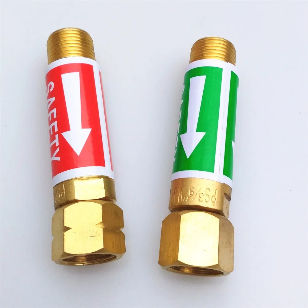 Flashback Arrestor 1 Pair Torch Mount BSP3/8"R.H Oxygen& BSP3/8"L.H ...
