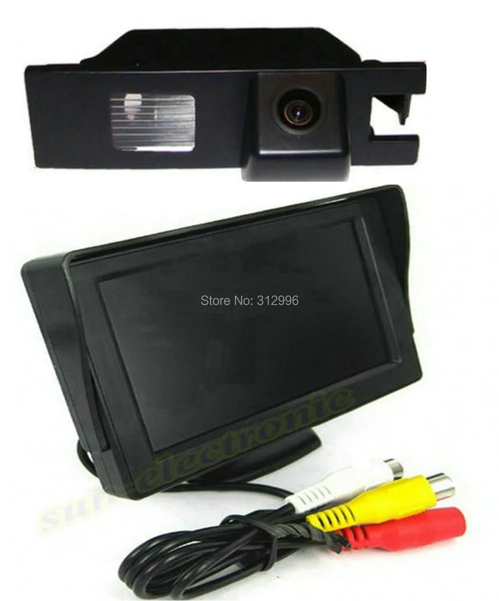 CCD Car Rear View Camera + LCD Monitor Screen Kit for OPEL Astra H ...