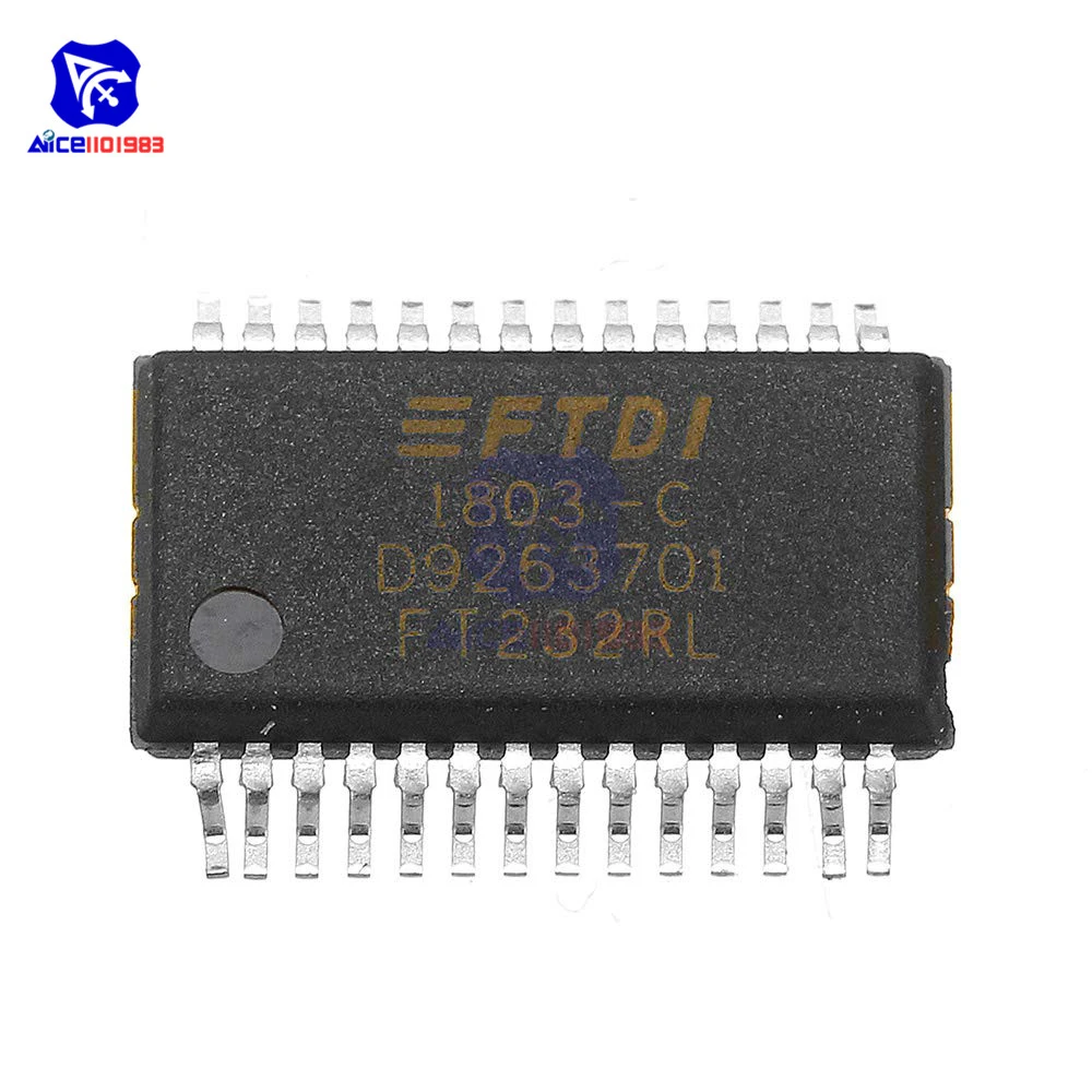 IC Chips FT232RL FT232R FT232 USB to Serial UART 28 SSOP Original ...