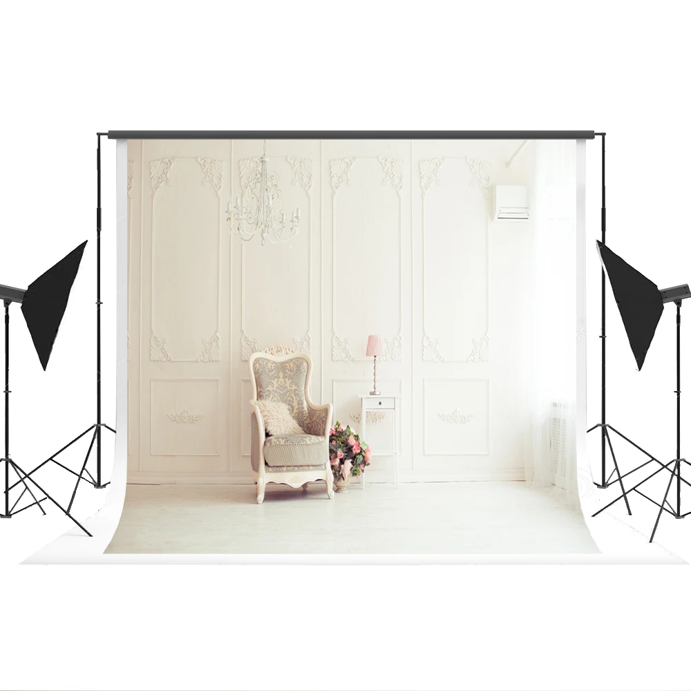 Wedding Indoor Deorative White Backdrops Portable Cotton Photography ...
