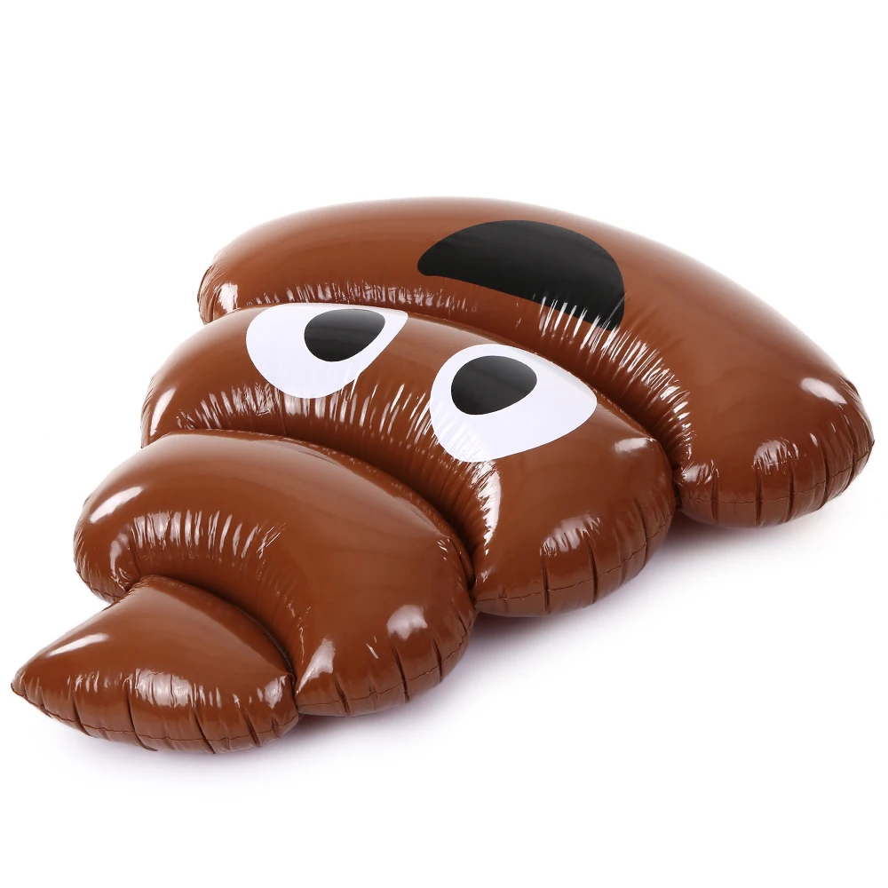 48 Inch Poop Emoji Inflatable Pool Float Raft swimming pool sea beach ...
