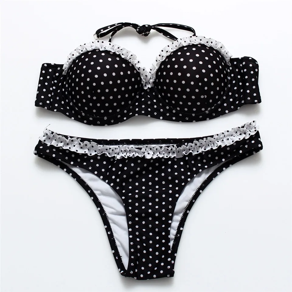 Cospot 2017 New Sexy Women Push Up Bikini Padded Sling Girl Swimwear