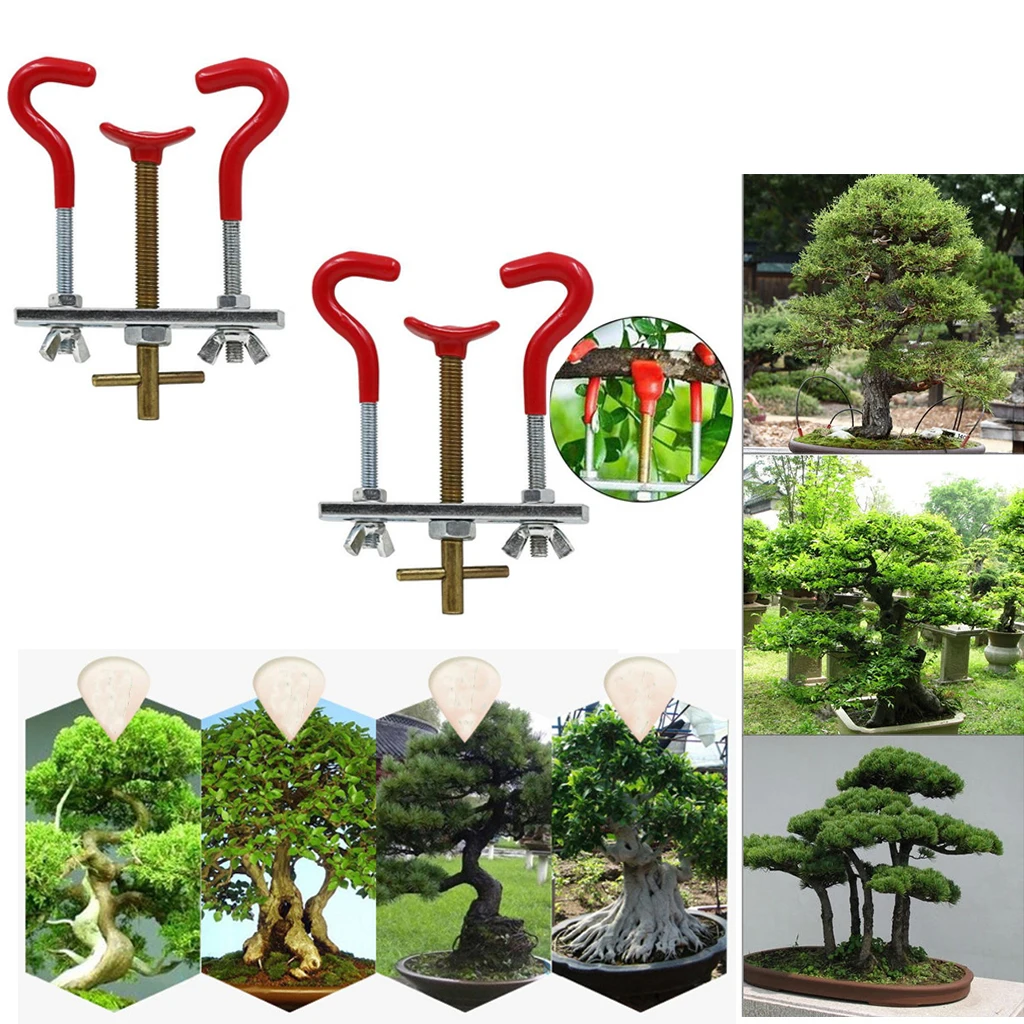 2x Tree Branch Trunk Bender Gardening Bonsai Tool Branch Bender Tree Bending Garden Care Alloy