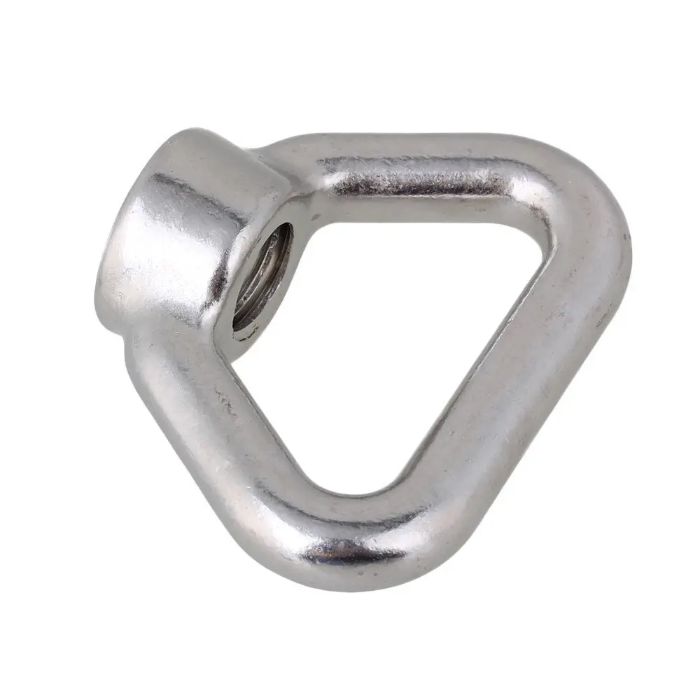 Silber 304 Edelstahl Dreieck Form M18 Heberingmutter Gewinde Ringmutter ...