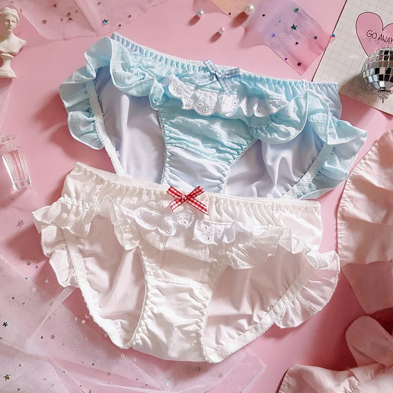 Culotte de algodón suave para mujer, ropa interior de cintura baja con ...