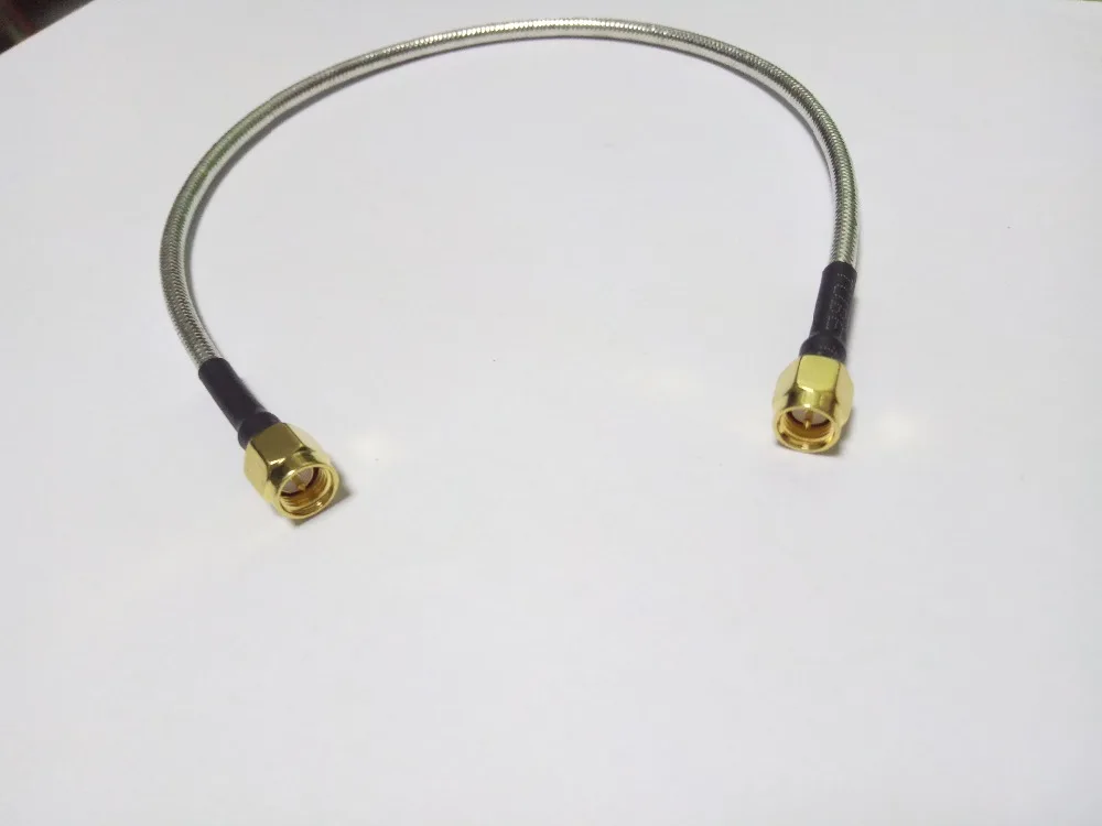 20PCS SMA Male TO SMA Male Plug RF Coax Pigtail Semi rigid Cable RG402 ...