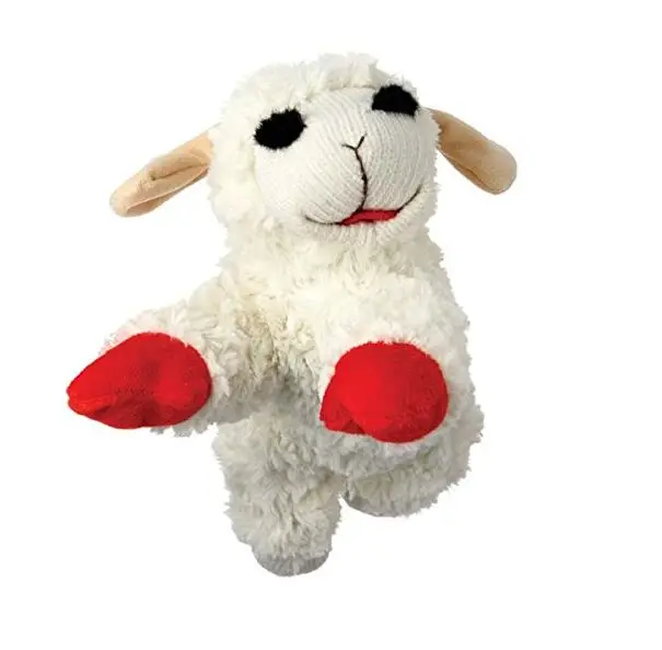 2015 Classic Dog Toys Stuffed Squeaking colorful sheep Dog Toy Plush ...