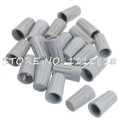 Gray P8 Pressure Screw On Electrical Wire Connector Nut 20 Pcs|screw ...