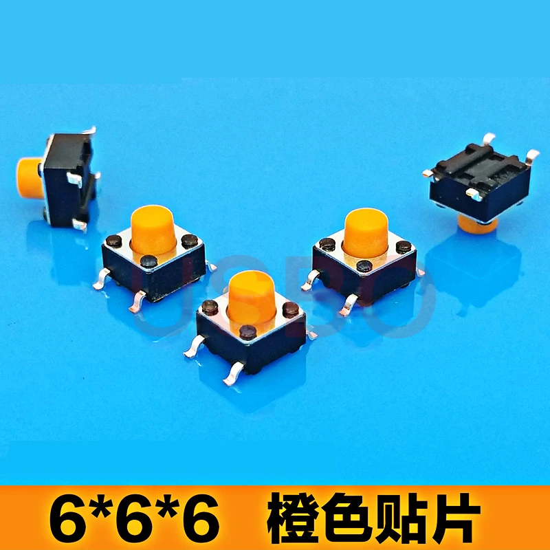 new Pin 6* 6* 6 Tact Switch legs 4 feet micro button switch Brass legs ...