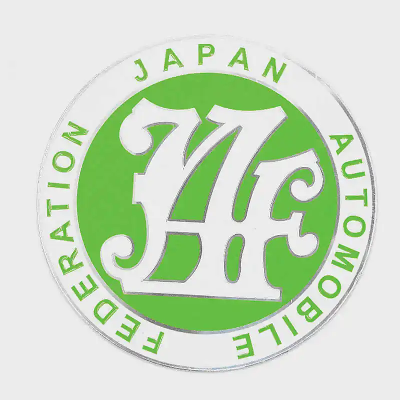 JAF Badge Emblem 3D Metal Car Sticker Motor Decal JDM Front Grill Badge ...
