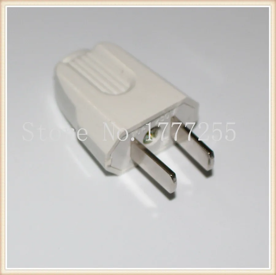 10pcs-10A-250V-Flat-2pin-AC-Power-Plug-Male-Electrical-Plugs-for ...