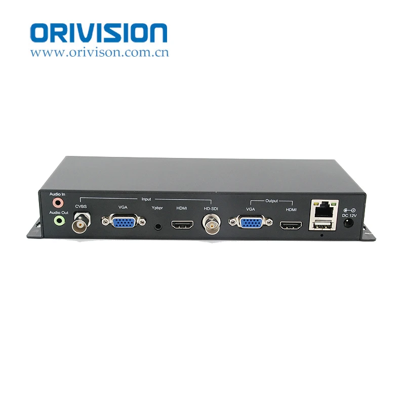 Orivision H.264 Hdmi/vga/cvbs/sdi/ypbpr/ Audio Ip Streaming Encoder ...