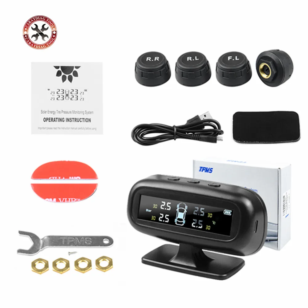 Sistema de control de presión de neumáticos TPMS Original para coche, herramienta de alarma ...