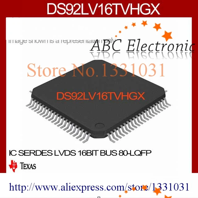 DS92LV16TVHGX IC SERDES LVDS 16BIT BUS 80 LQFP DS92LV16TVHGX|ic v85|bus ...