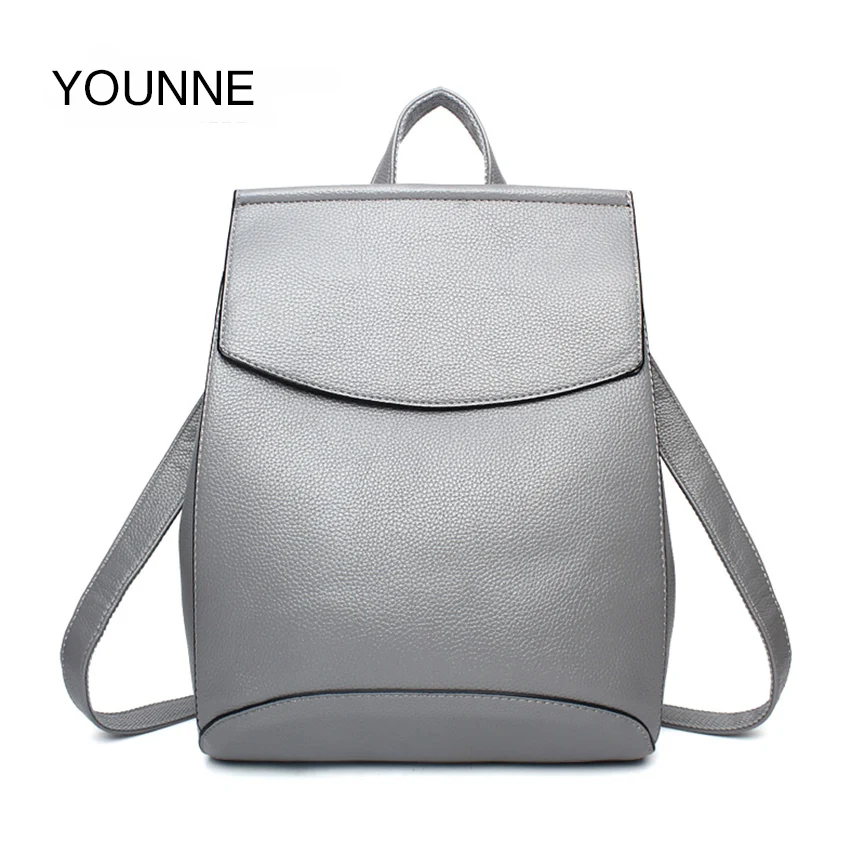 YOUNNE Women Backpacks Lady Softback Bag Style Fashion Bags Pu Leather ...