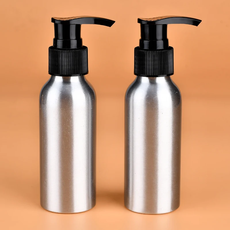 40PCS/Lot Wholesale 100ml Aluminum Bottle with Lotion Pump 100g DIY ... 40PCS/Lot Wholesale 100ml Aluminum Bottle with Lotion Pump 100g DIY ...