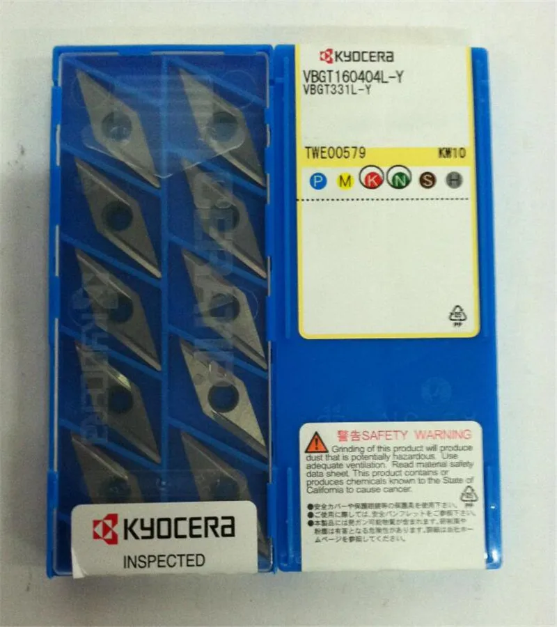 10PCS-VBGT160404L-Y-TN60-160404L-Y-KW10-160404R-Y-TN60-160402R-Y-PR930 ...