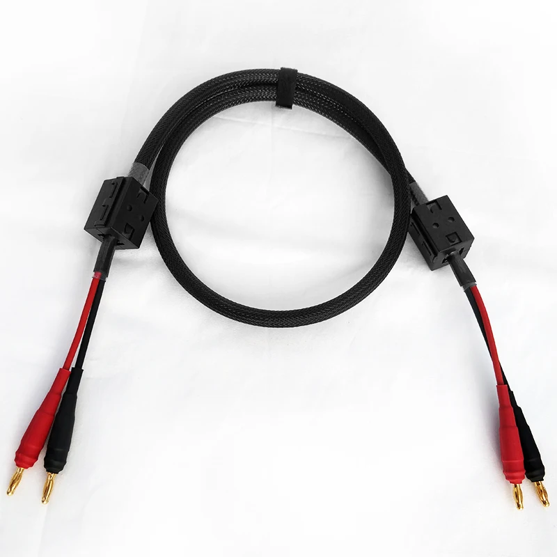 FIHI 2DIY Audio Shielding pair Magnetic Hifi Speaker Cable With 2 ...