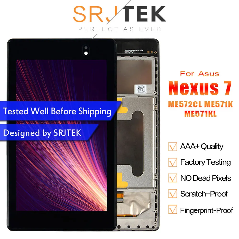 For ASUS Nexus 7 LCD Display ME571K Screen For Asus Google Nexus 7 2nd ...