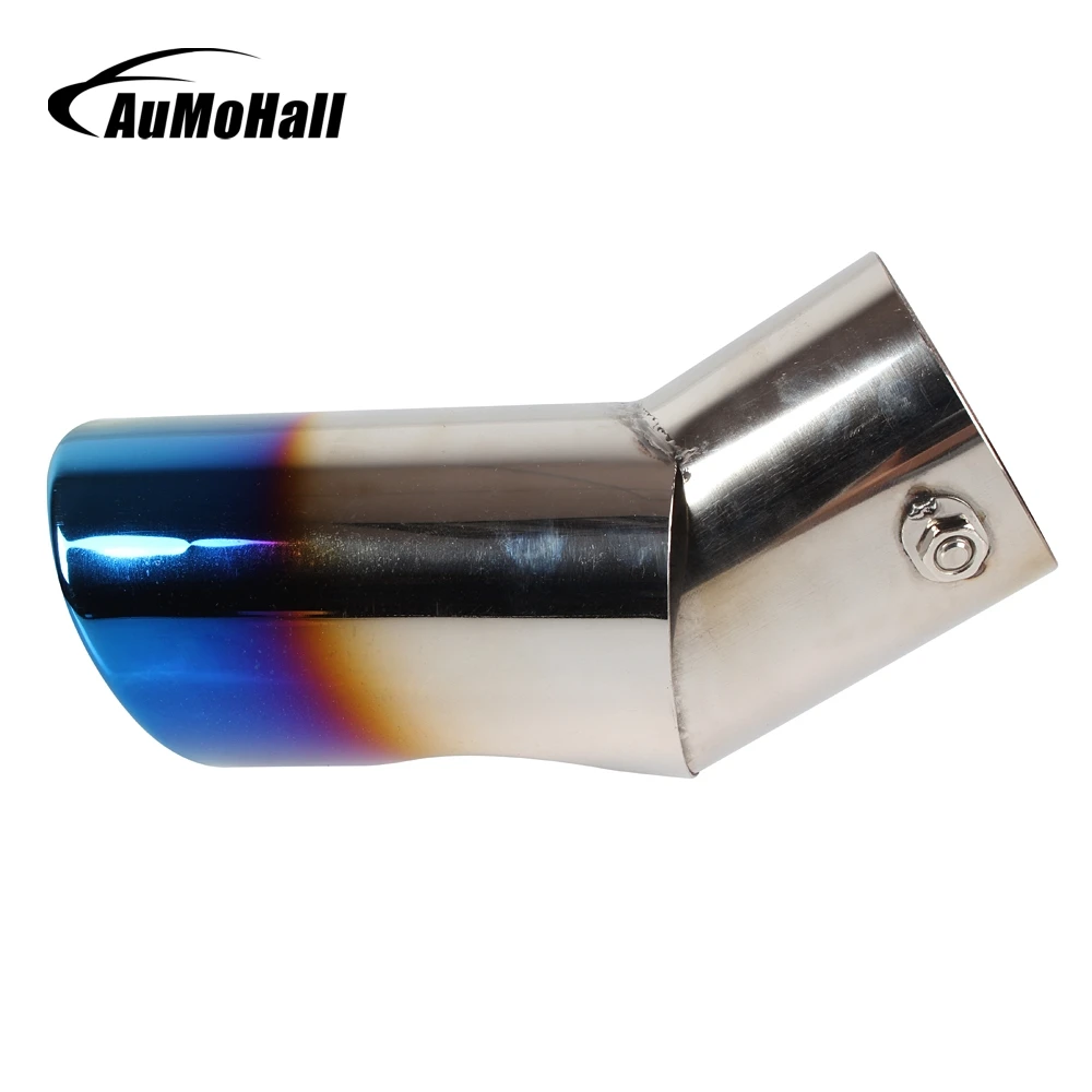 AuMoHall Stainless Steel Car Exhaust Tail Pipe Enamel Tail Pipes Auto ...