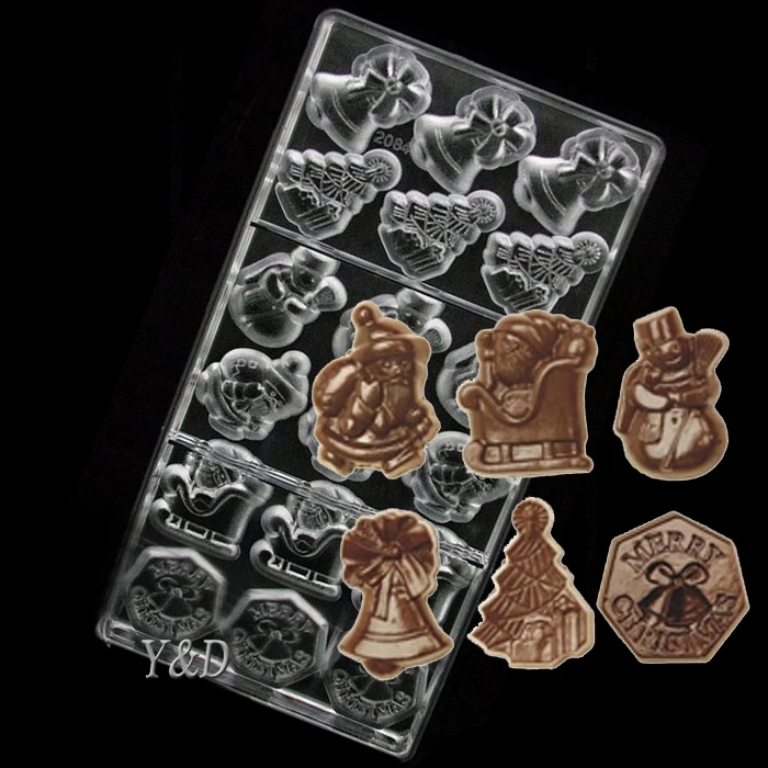 Christmas-Santa-Claus-Tree-Bell-Shaped-Polycarbonate-PC-Hard-Candy ...