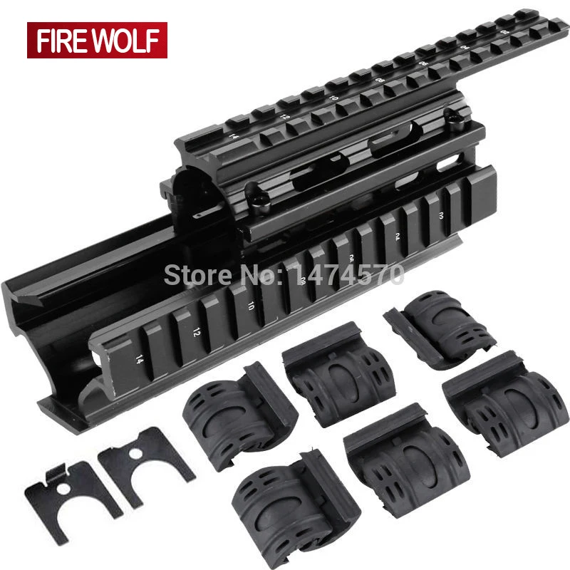 Aliexpress.com : Buy AK 47/74 Tactical Quad Rails Handguard Rail with ...