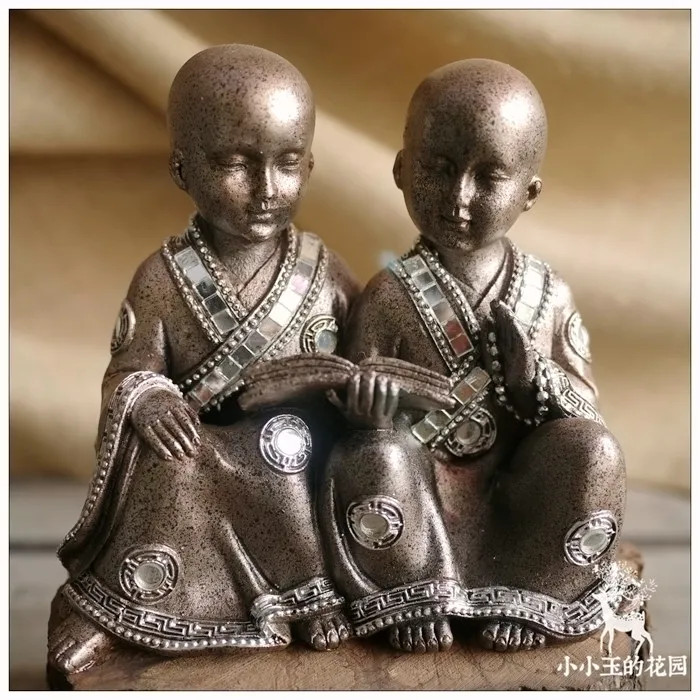 Little-Monk-Southeast-Asian-Room-Table-Buddhist-Resin-Ornaments ...