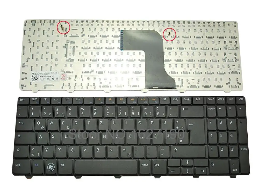 German-Keyboard-Laptop-For-DELL-Inspiron-N5010-M5010-15-BLACK-Original ...