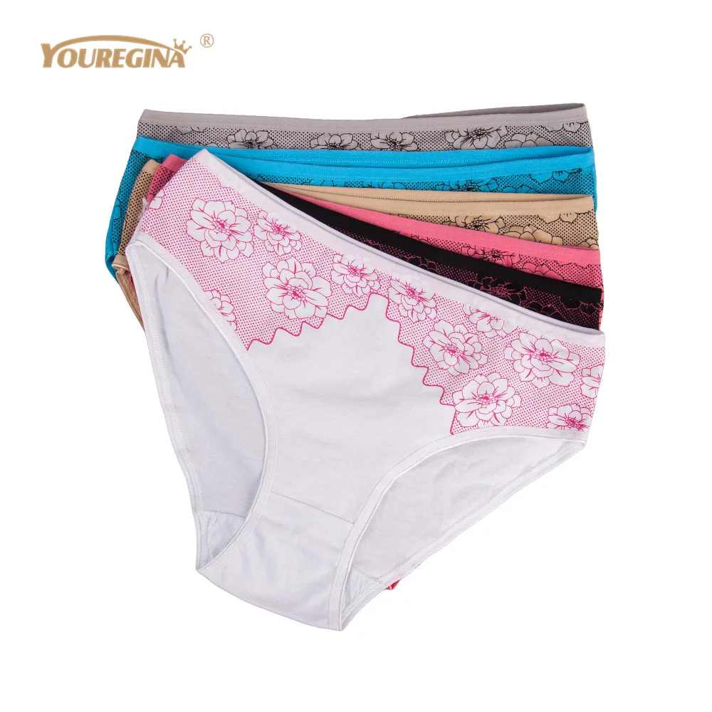 Youregina Womans Lace Sexy Plus Size Underwear Cotton Panties Women