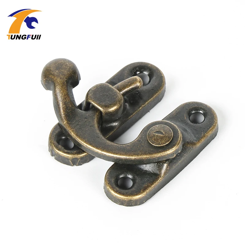 TUNGFULL 50 sätze Metall Haken Box Riegel Verschluss Box Sperren Purse ...