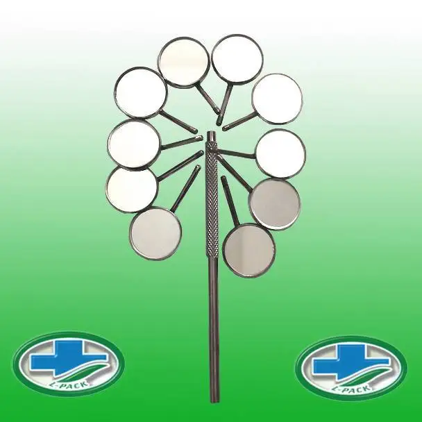 Lit Pack Dental Autoclave Mirror Kits Mouth Oral Mirror + 10 Replace ...