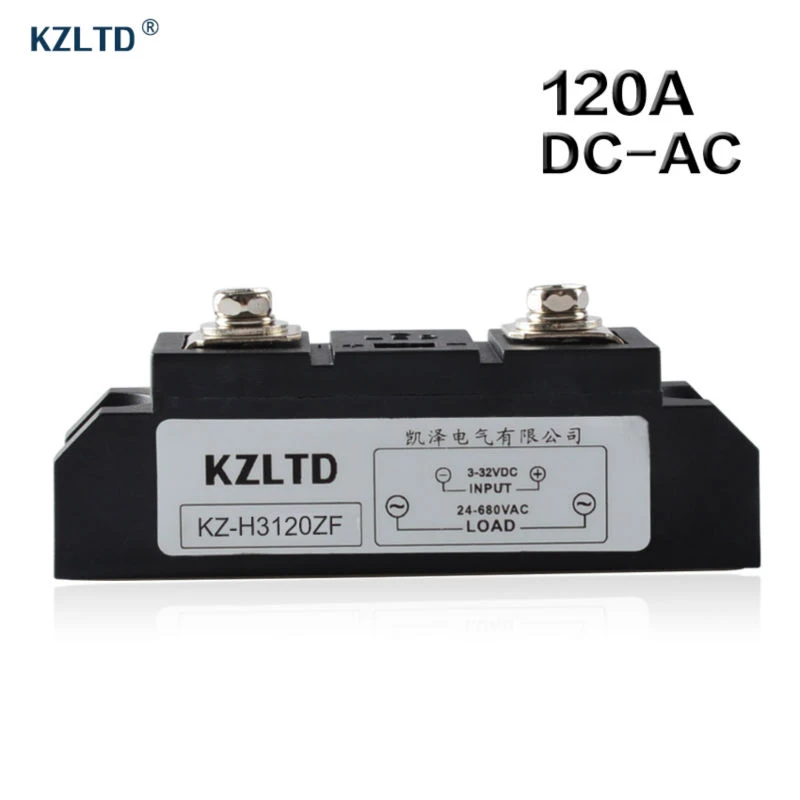 Solid-state Relay 120a 24v 240v Relay Switch 3-32v Dc To 24-680v Ac ...