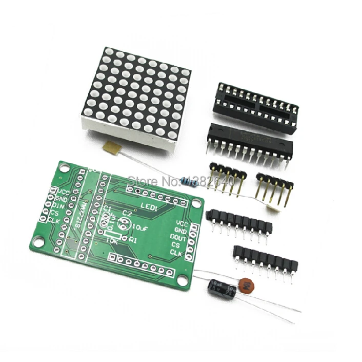 Free Shipping Mcu Led Display Control Module Kit Smd Dot Led Matrix Max7219 For Arduino On 