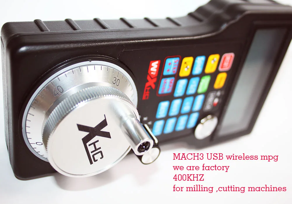 Wireless USB Mach3 MPG Pendant Handwheel For CNC Mac.Mach 3,4 Axis ...